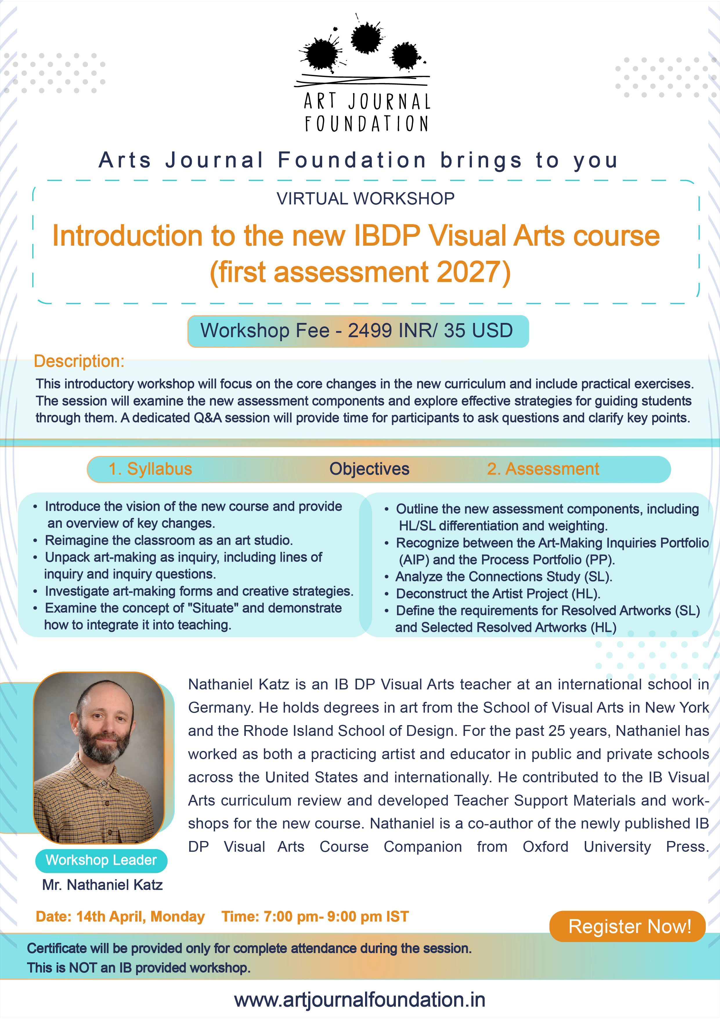 Pastevents | Art Journal Foundation